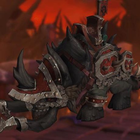 WoW Vicious War Clefthoof Mount Service