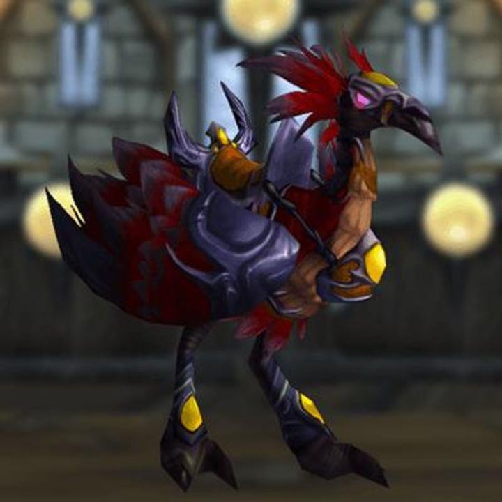 WoW Swift Red Hawkstrider Mount Service