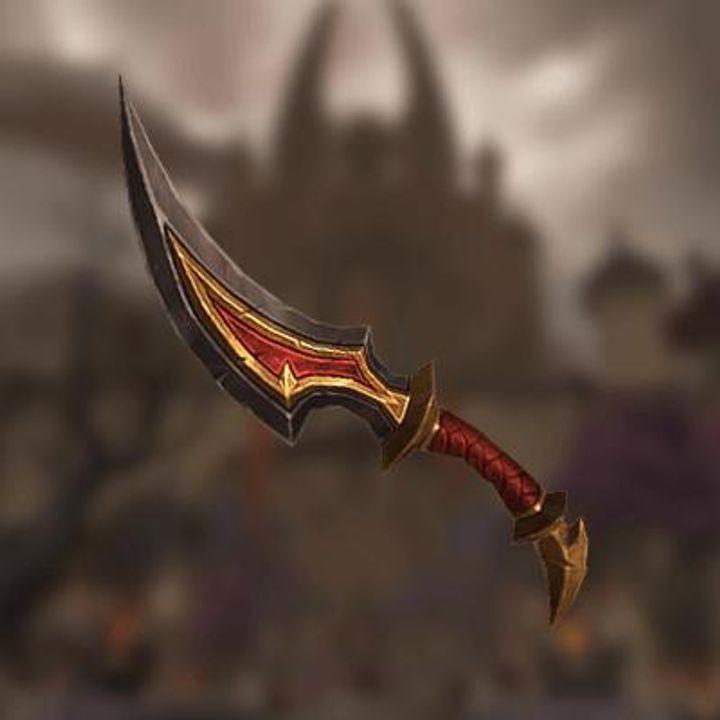 WoW Sinfall Ceremonial Blade Transmog Service